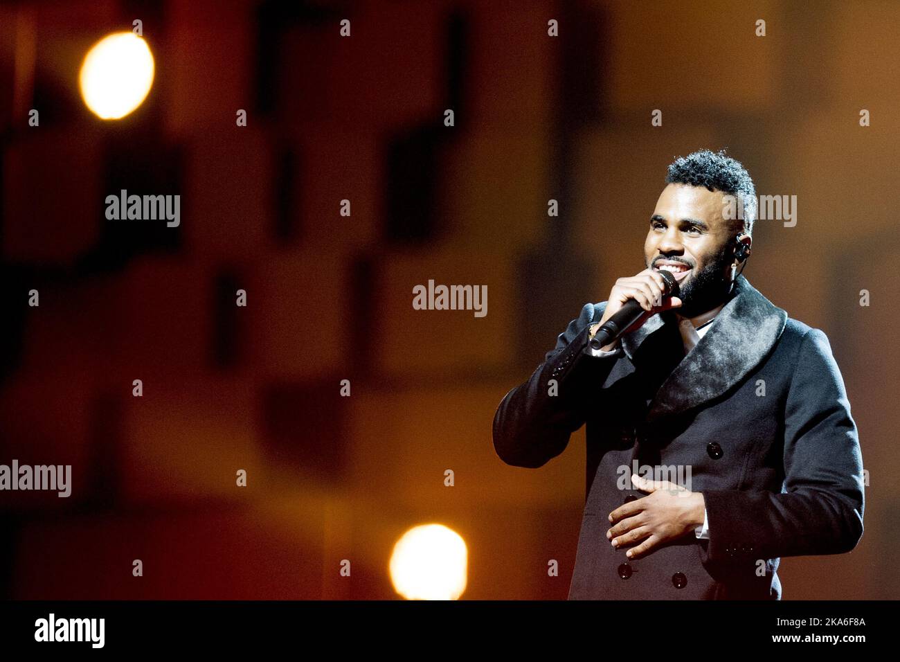 Artist Jason Derulo on stage during the annual Nobel Peace Prize ...