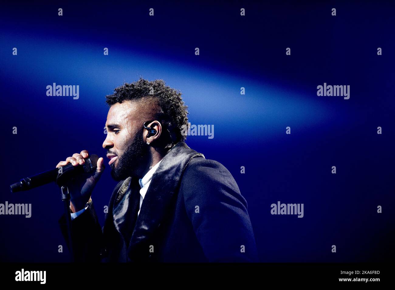 Artist Jason Derulo on stage during the annual Nobel Peace Prize ...