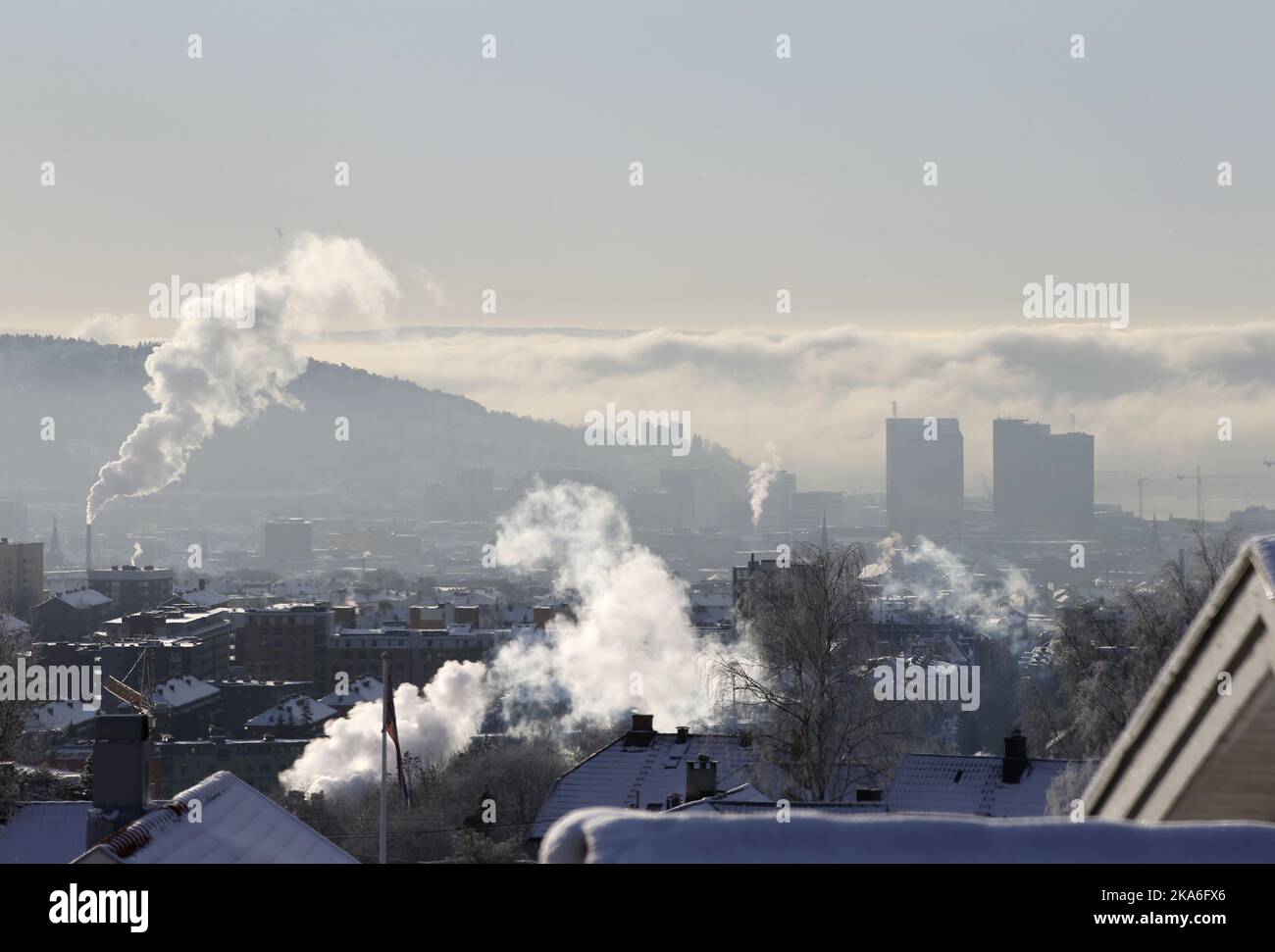 Oslo, Norway 20160119. When the weather conditions are like they have ...