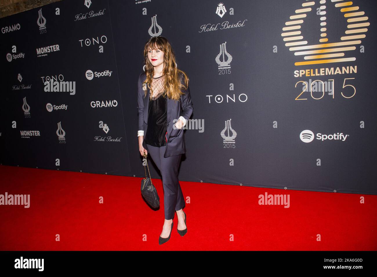 Oslo, Norway 20160130. Artist Ida Jenshus arrives Spellemannprisen 2015 ...