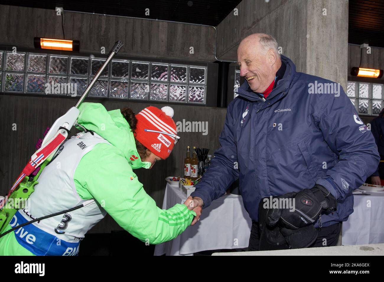 Oslo, Norway 20160306. Biathlon Championships in Oslo 2016. Laura ...