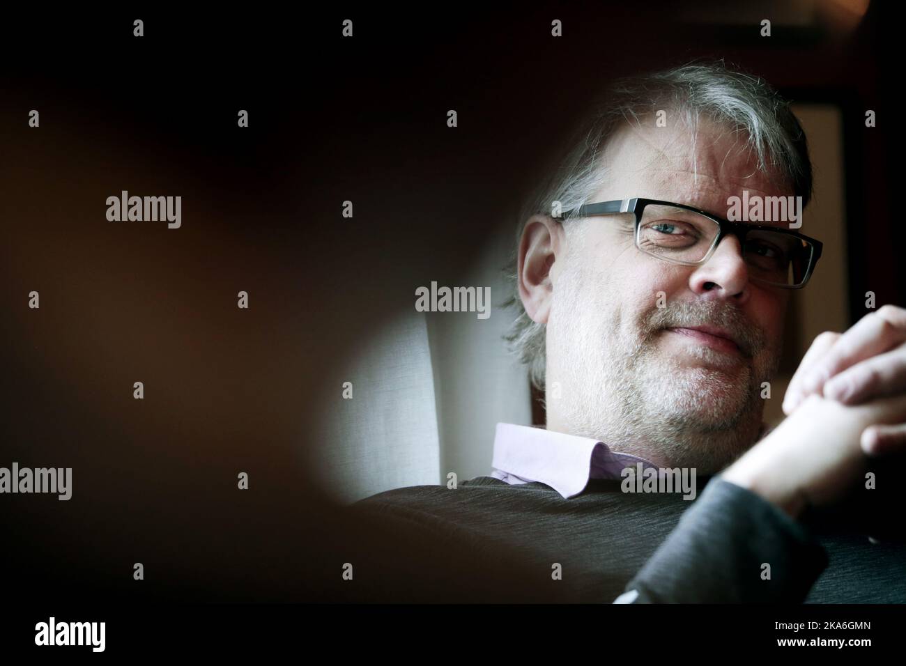 Oslo, Norway 20160304. The Swedish author Hans Rosenfeldt, the man ...
