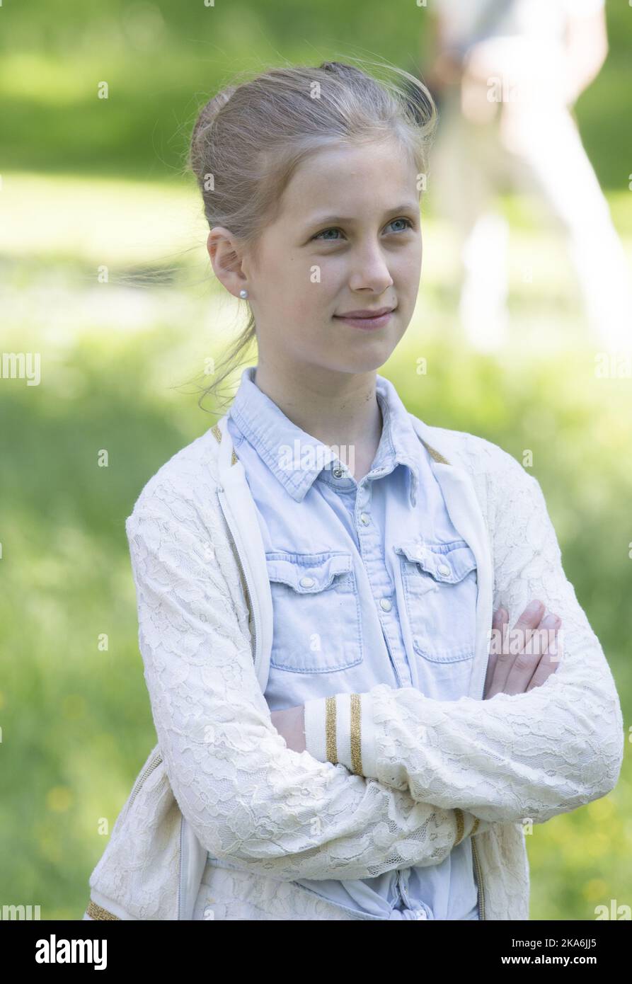 OSLO, Norway 20160613. Leah Isadora Behn (daughter of Princess Martha ...
