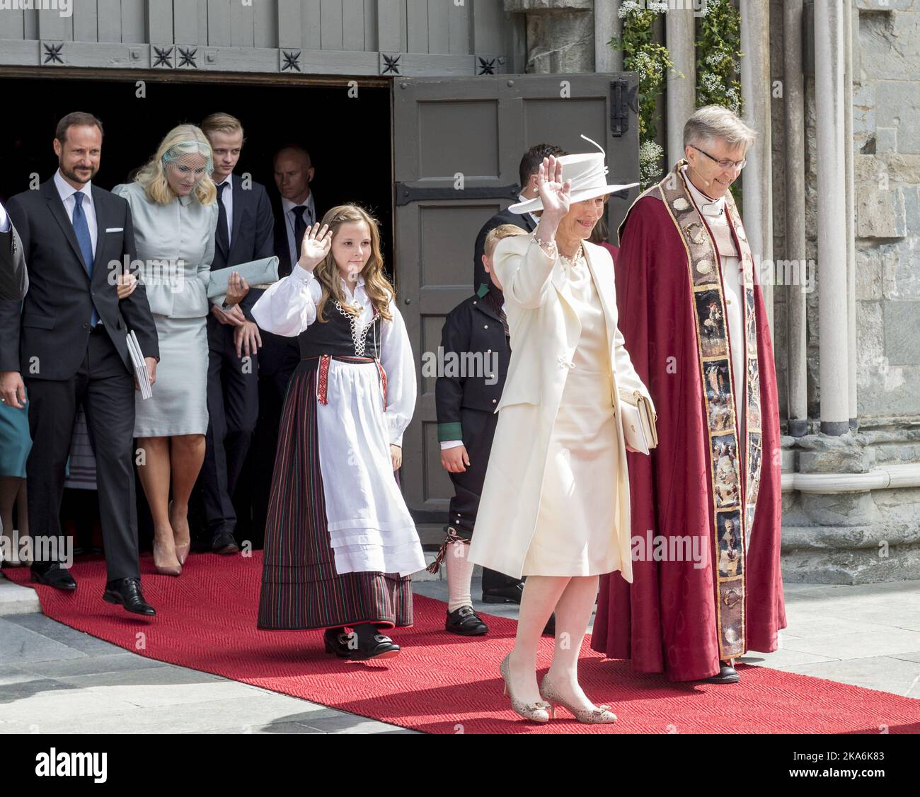 Trondheim 20160623. The King and Queen visit Trondheim to celebrate the ...