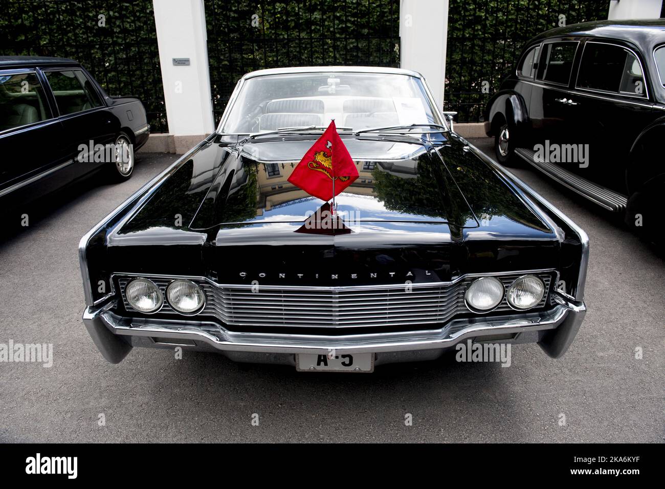 Oslo, Norway 20160713. HM The King's car A-5 ( a Lincoln Continental ...
