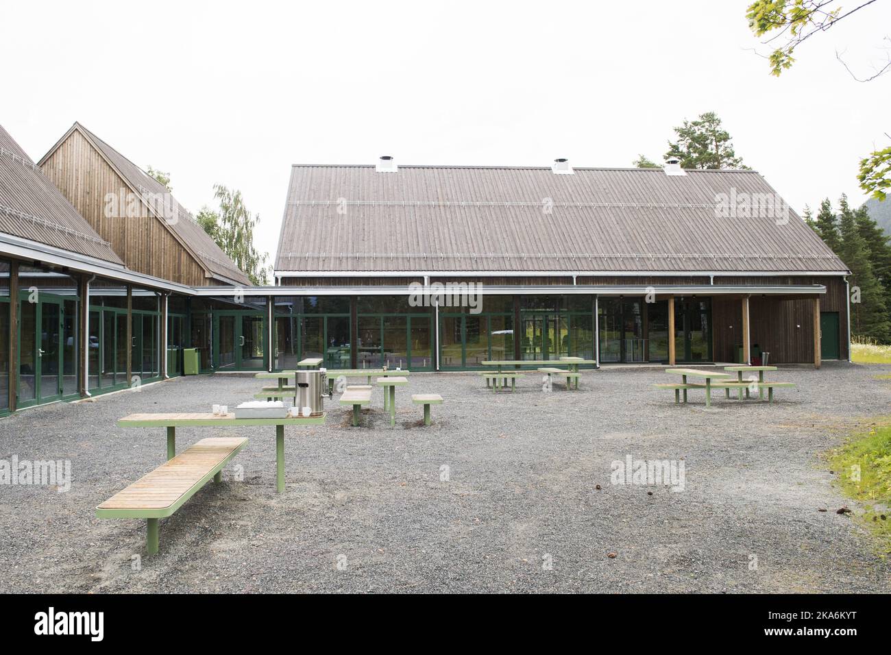 Utoya 20160719. Square on Utoya Tuesday afternoon. Friday 22. july it ...