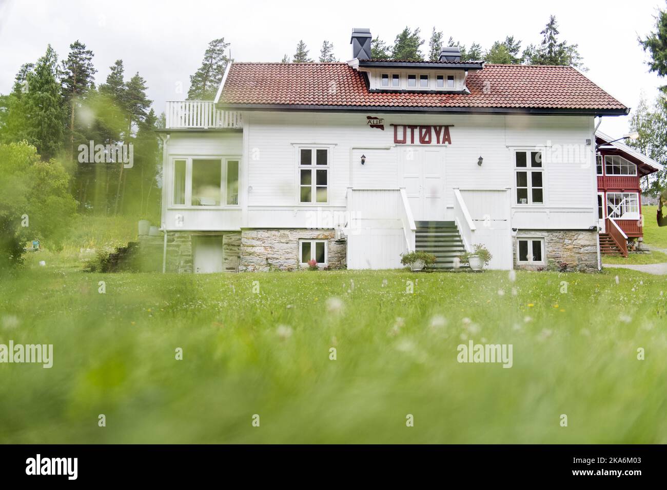 Utoya 20160719. The main house on Utoya Tuesday afternoon. Friday 22 ...
