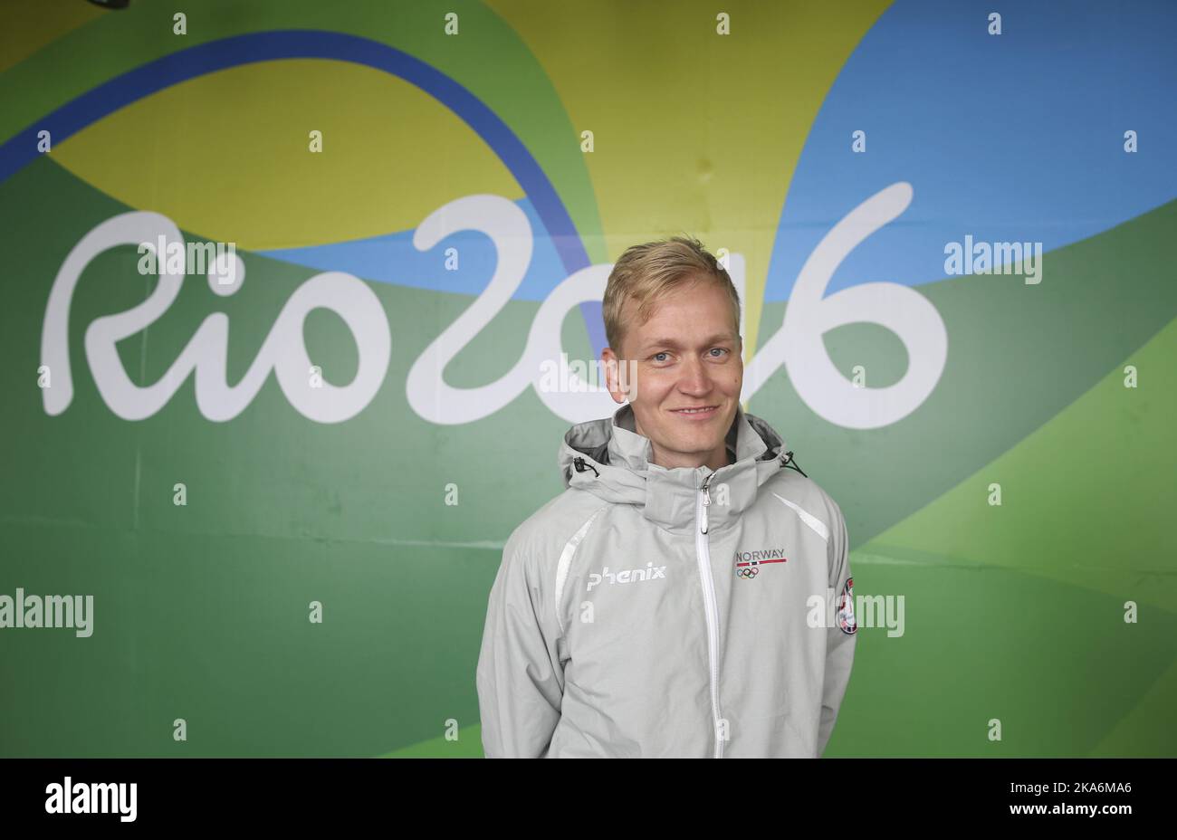 Rio de Janeiro, Brazil 20160810. Summer Olympics in Rio 2016 Press meeting. The norwegain sports ...