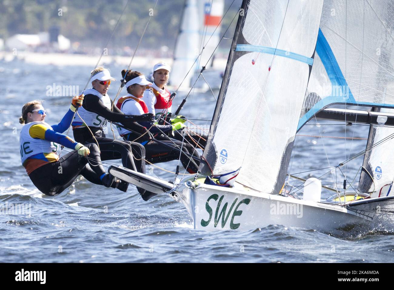 RIO DE JANEIRO, BRAZIL 20160813. Summer Olympics in Rio in 2016. Lisa ...