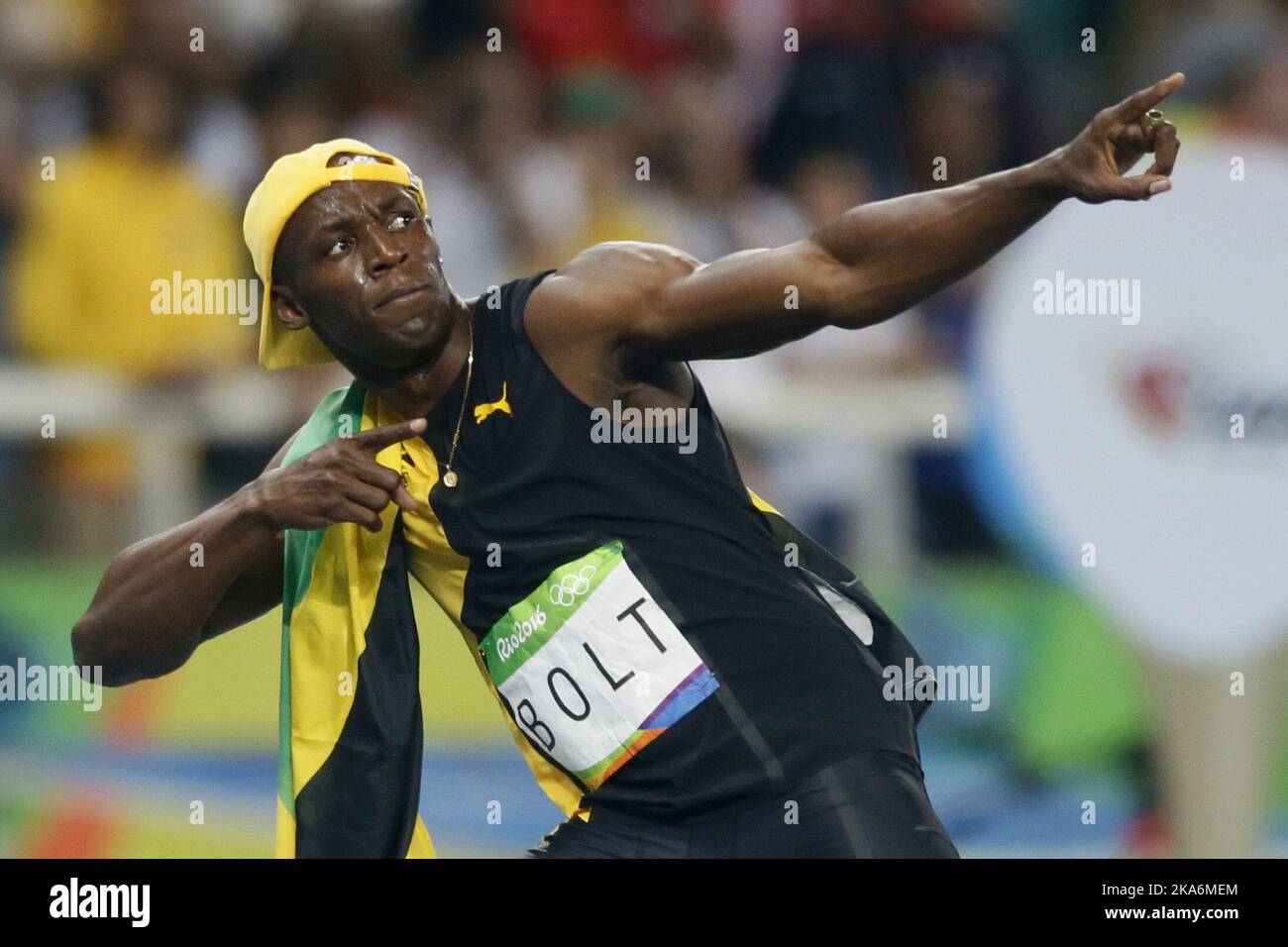 RIO DE JANEIRO, BRAZIL 20160815. Summer Olympics in Rio 2016. Athletics ...