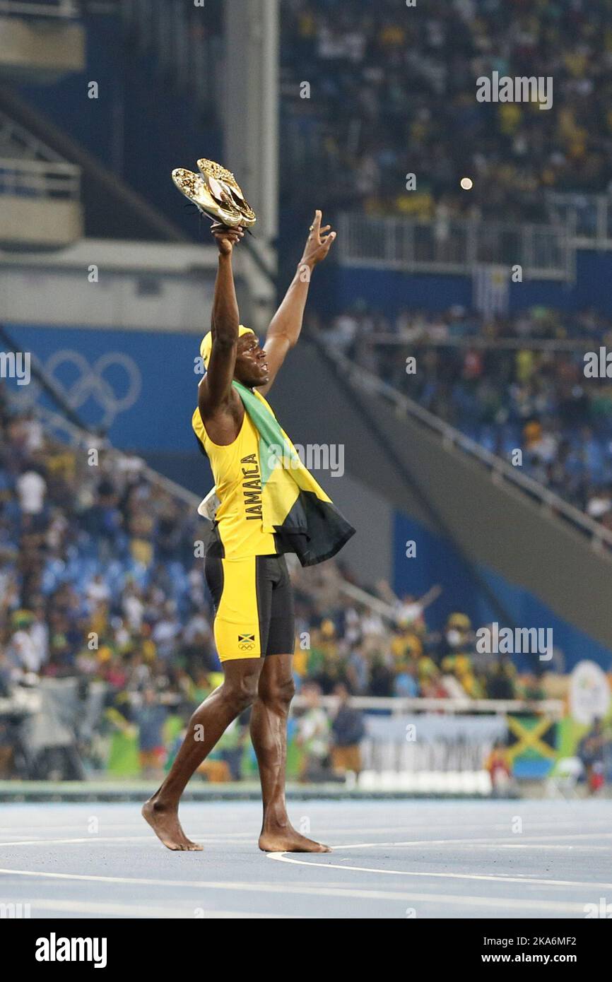RIO DE JANEIRO, BRAZIL 20160815. Summer Olympics in Rio 2016. Athletics ...