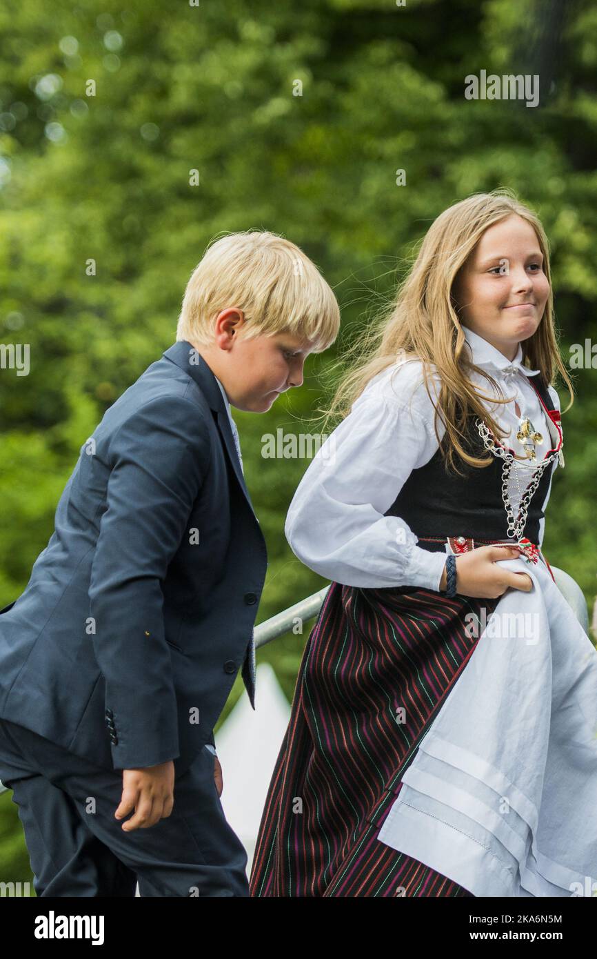 Oslo, Norway 20160901. Their Majesties The King and Queen host a garden ...