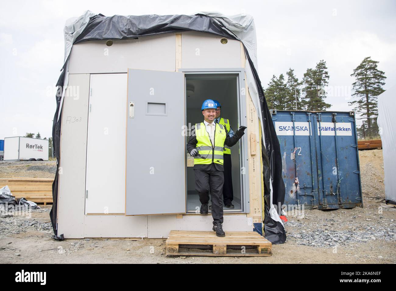 Eidsberg, Norway 20160914. Minister of Justice Anders Anundsen (FRP ...