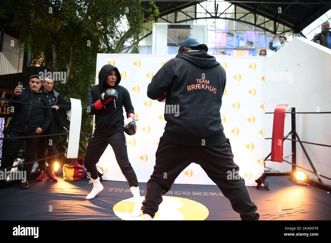 Oslo, Norway 20160929. The boxers Cecilia Braekhus (pictured), Kevin ...