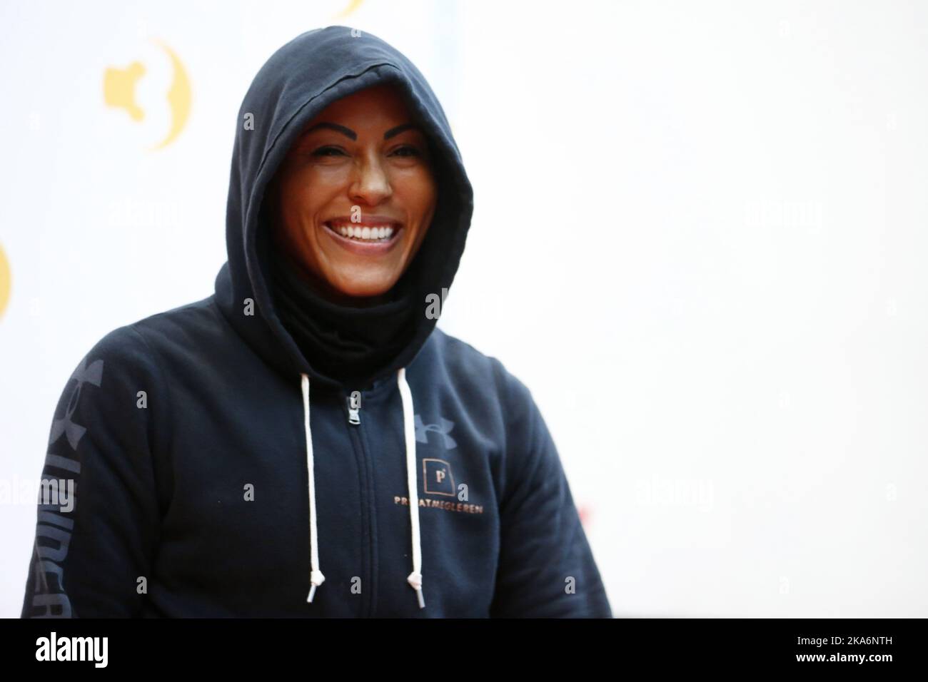 Oslo, Norway 20160929. The boxer Cecilia Braekhus attending a public ...