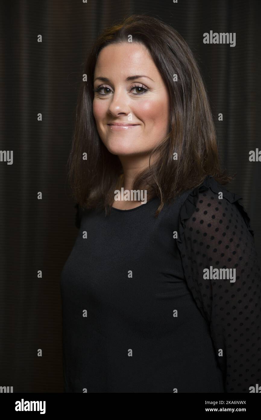 OSLO, Norway 20161007. Actor Kristine Riis performs in the NRK series ...