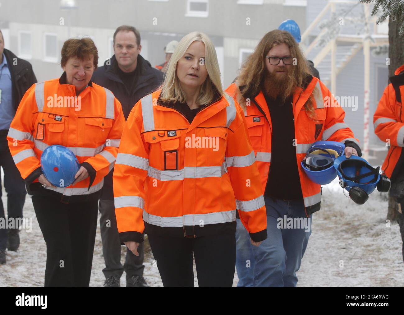 Oslo, Norway 20170125. Crown Princess Mette-Marit visit ...