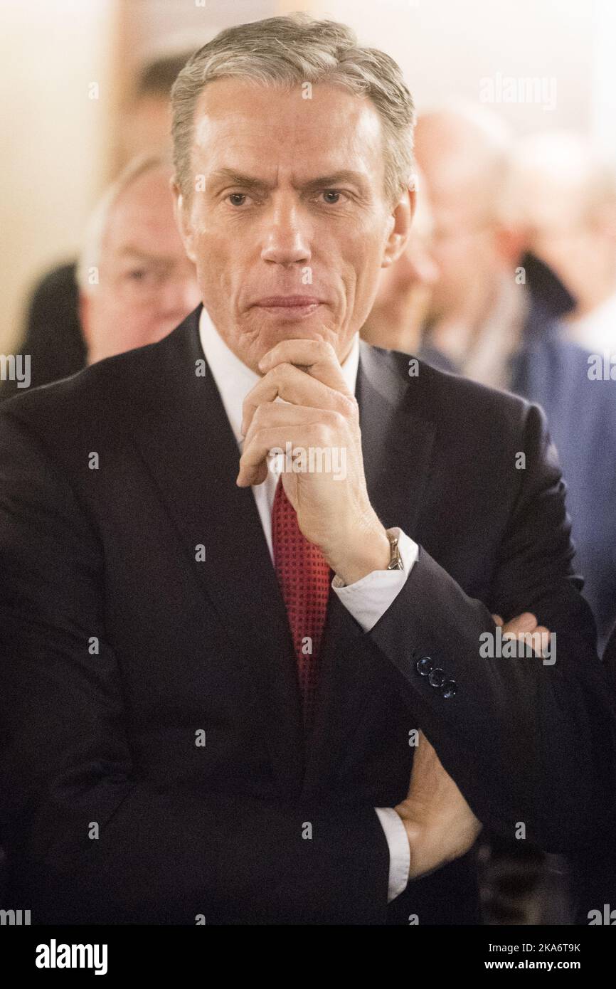Oslo, Norway 20170216. CEO of Schibsted Rolv Erik Ryssdal is present ...