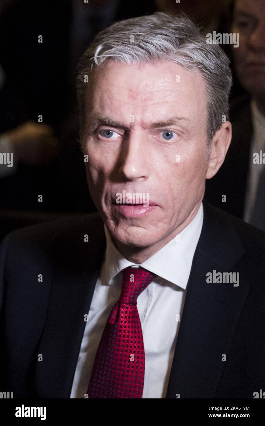 Oslo, Norway 20170216. CEO of Schibsted Rolv Erik Ryssdal is present ...