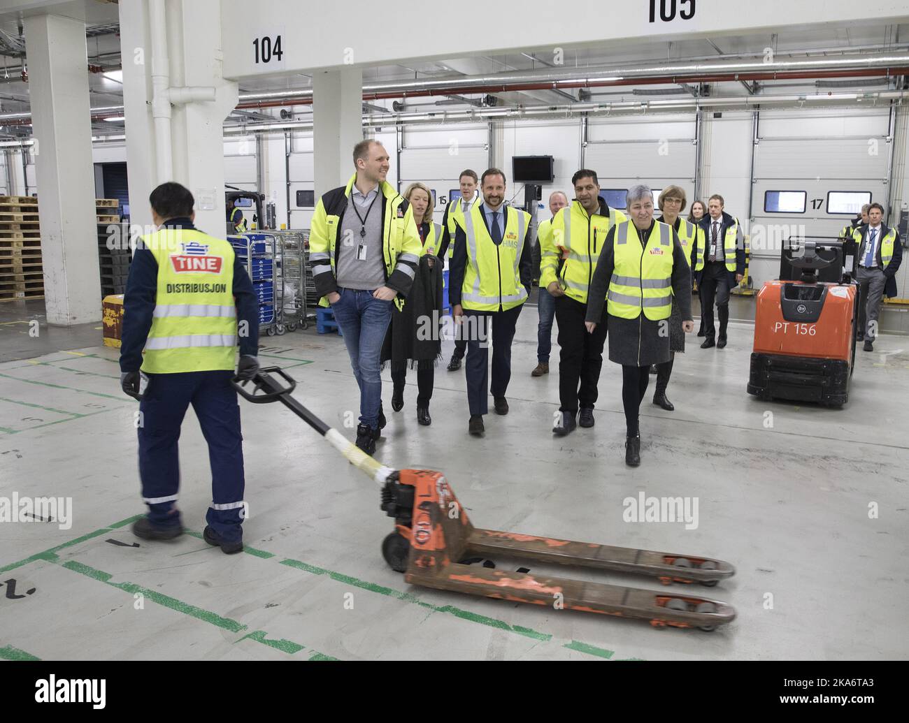 Oslo, Norway 20170216. TINE Kalbakken received Thursday a visit by HRH ...