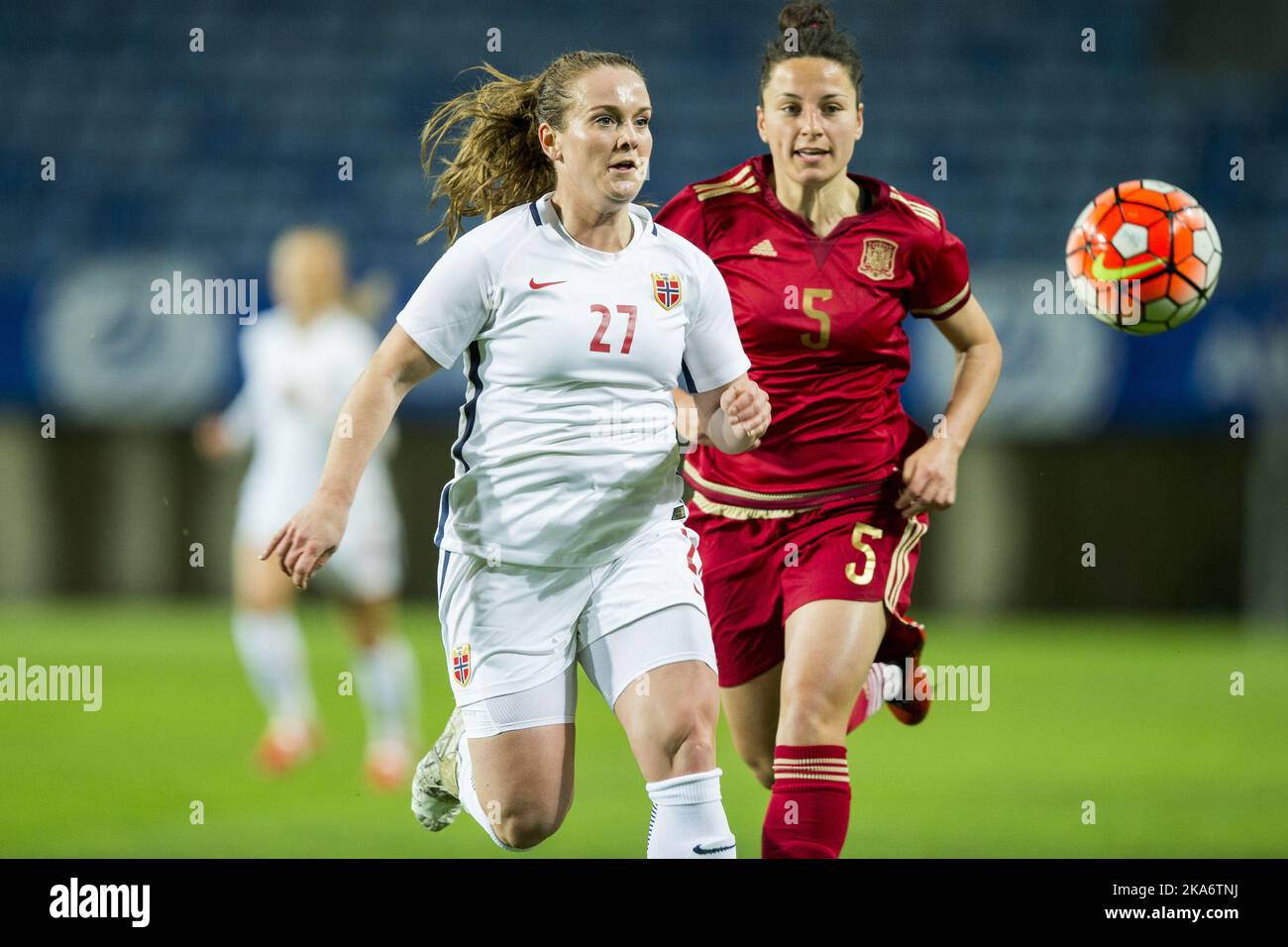 Faro, Portugal 20170303. Hege Hansen and Ivana Andres Sanz (right ...