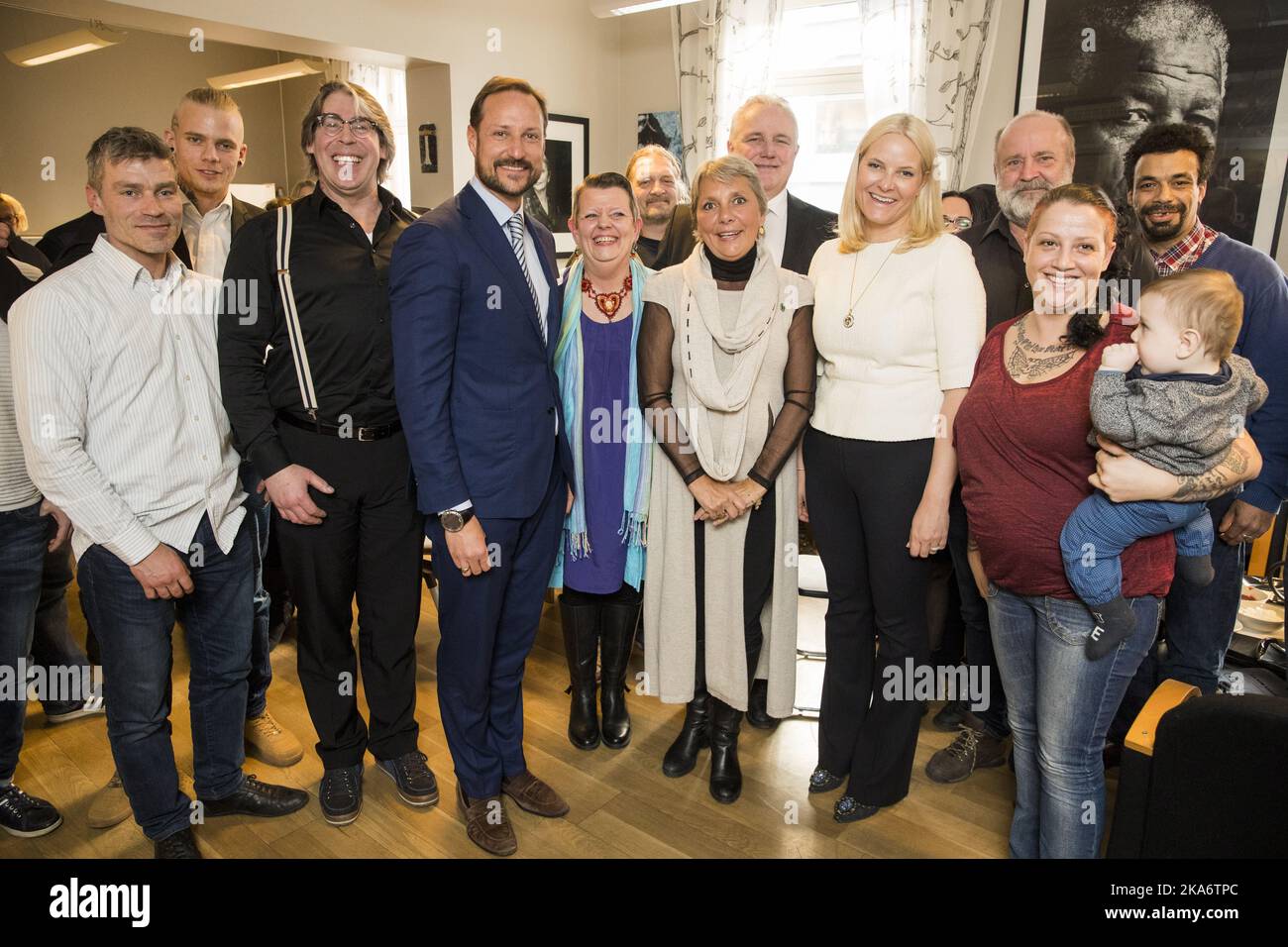 Oslo, Norway 20170306. Crown Prince Haakon and Crown Princess Mette ...