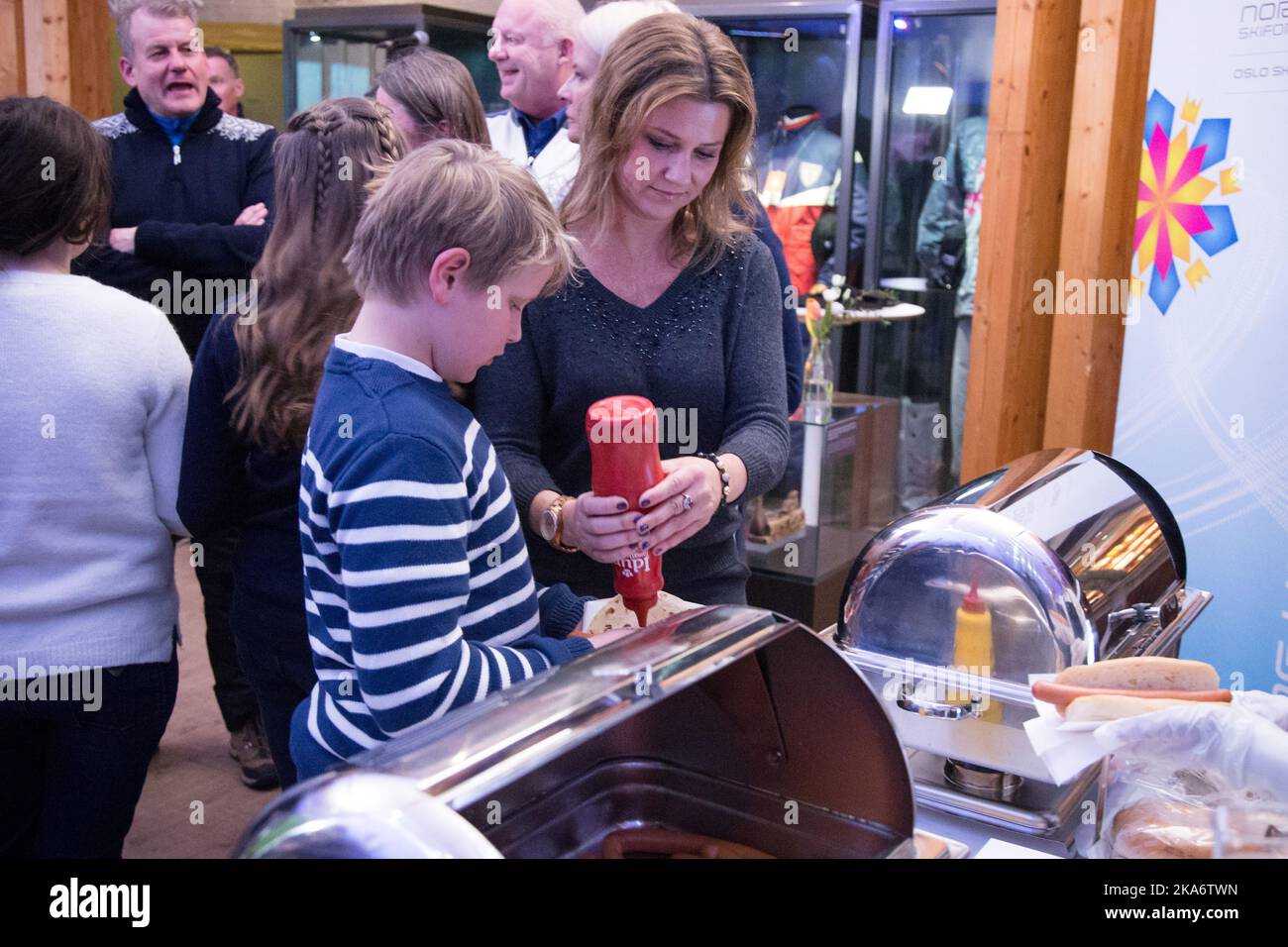 Oslo, Norway 20170311. Prince Sverre Magnus and Princess Martha Louise ...