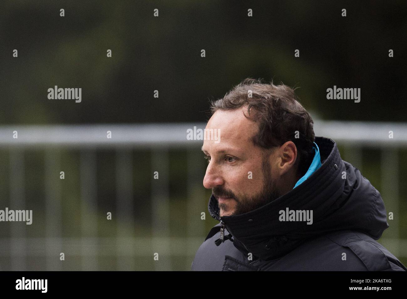 Oslo, Norway 20170312. Crown Prince Haakon leaves the World Cup race in ...
