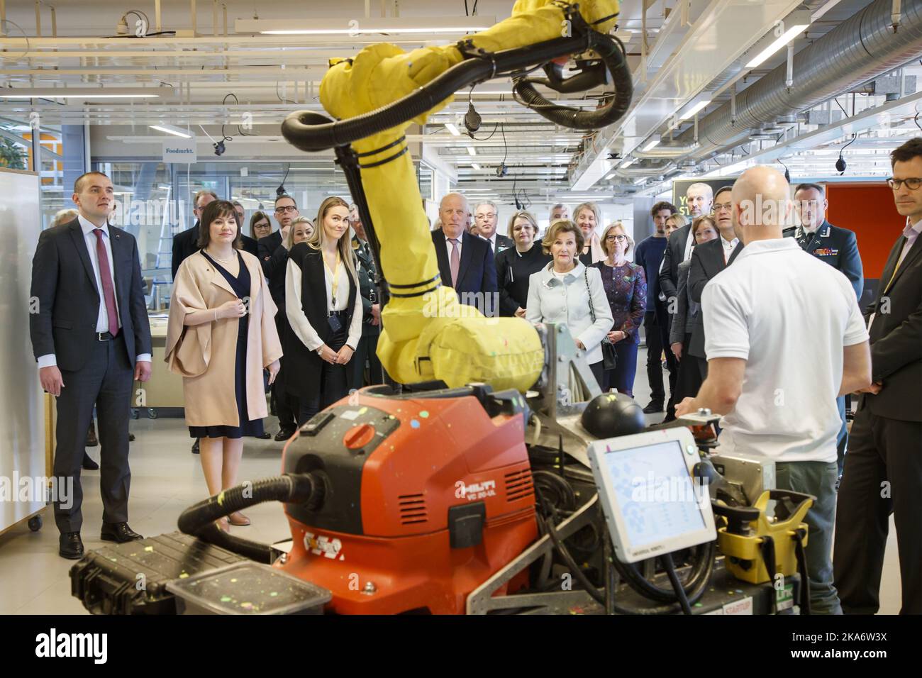 OSLO, Norway 20170322. Islands president Guðni Th. Jóhannesson, Mrs ...