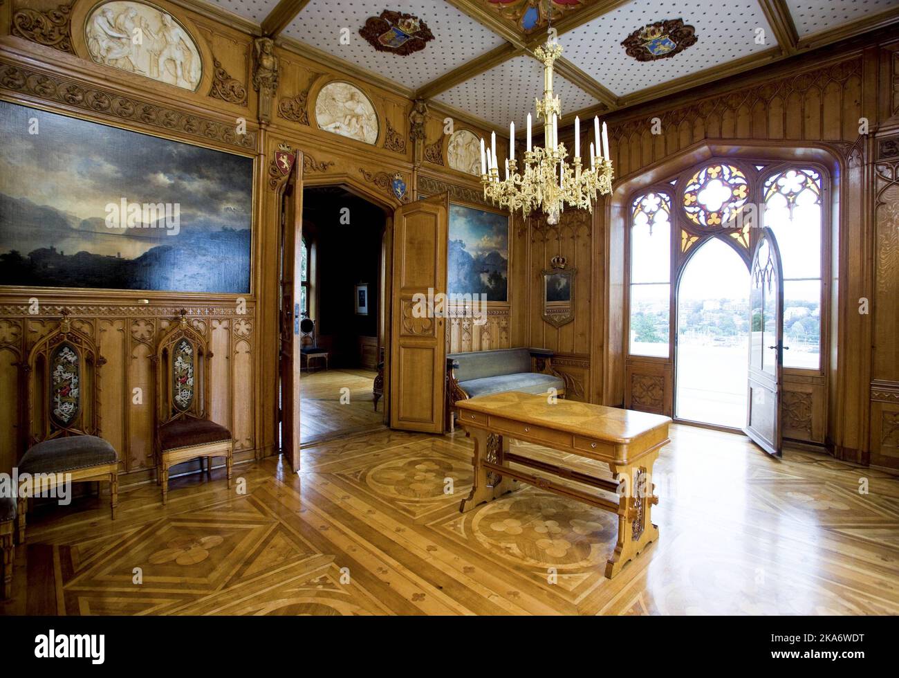 Oscarshall palace hi-res stock photography and images - Alamy