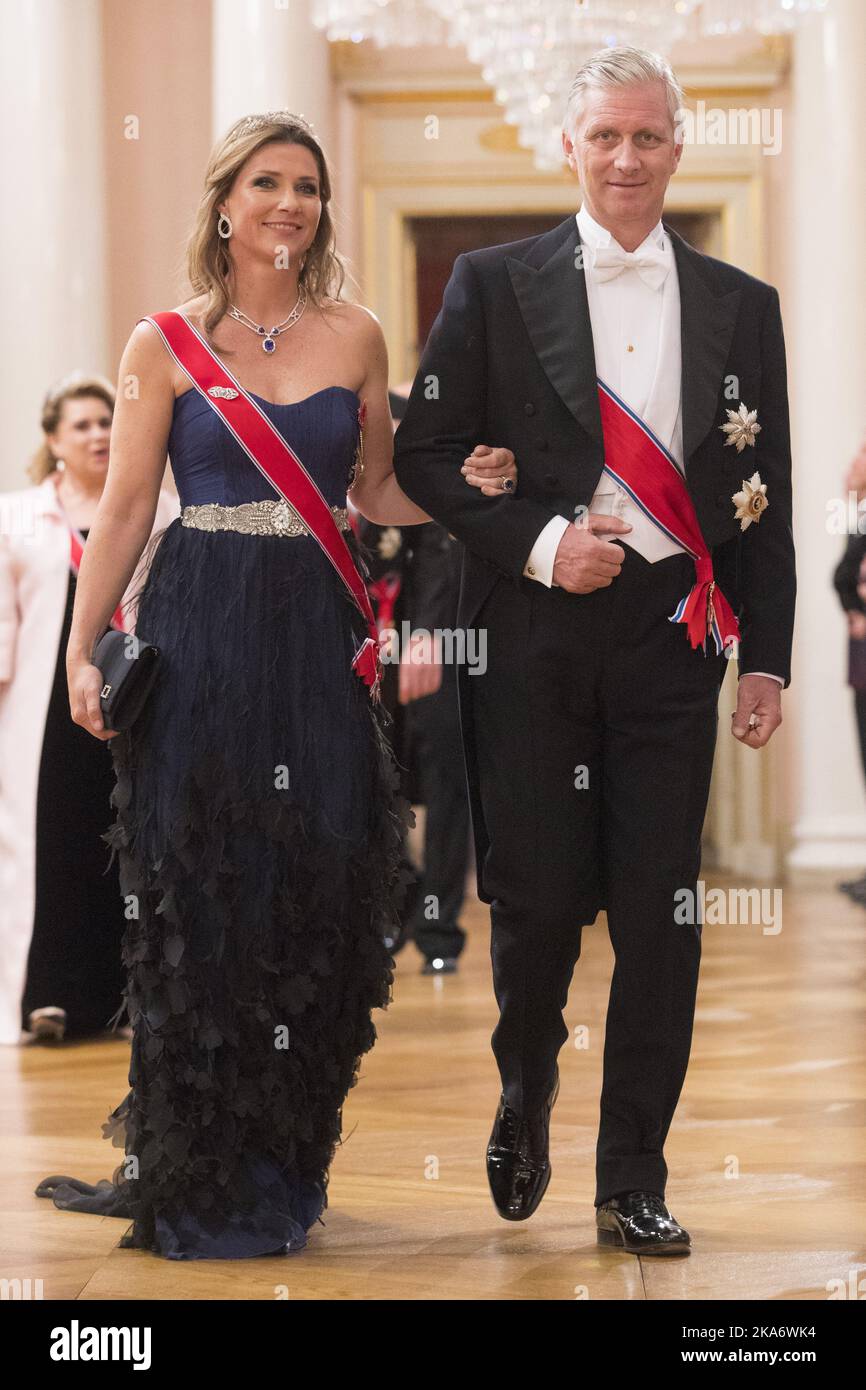 Oslo, Norway 20170509. King Philippe of Belgium and Princess Märtha ...