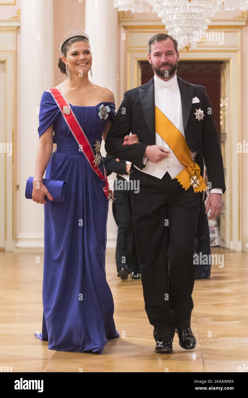 Oslo, Norway 20170509. Gala dinner at the Palace in connection with the ...