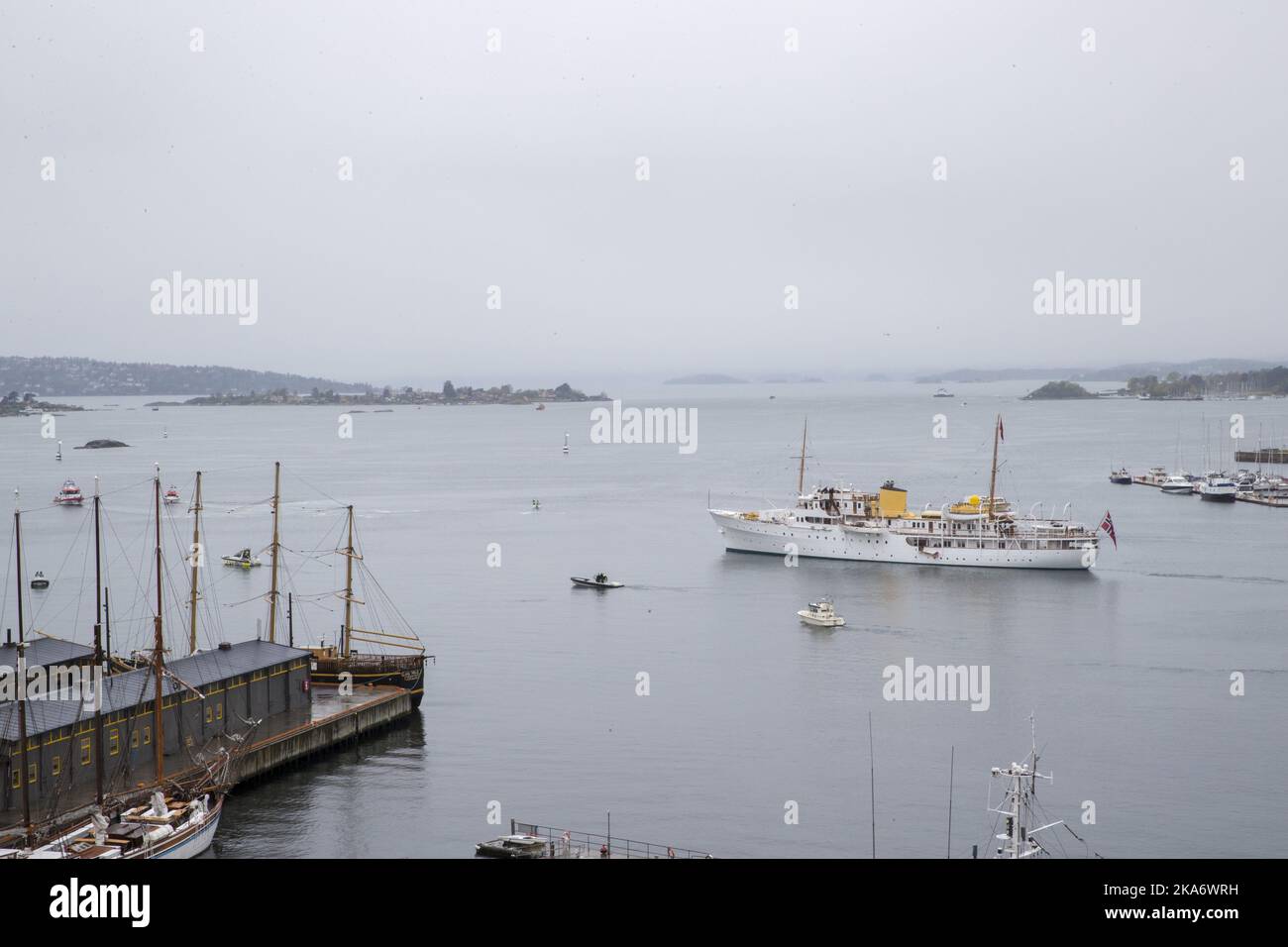 Royal norwegian yacht norge hi-res stock photography and images - Alamy