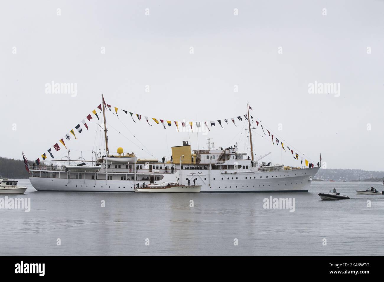 OSLO, Norway 20170510. The Royal guests on their way to lunch at The ...