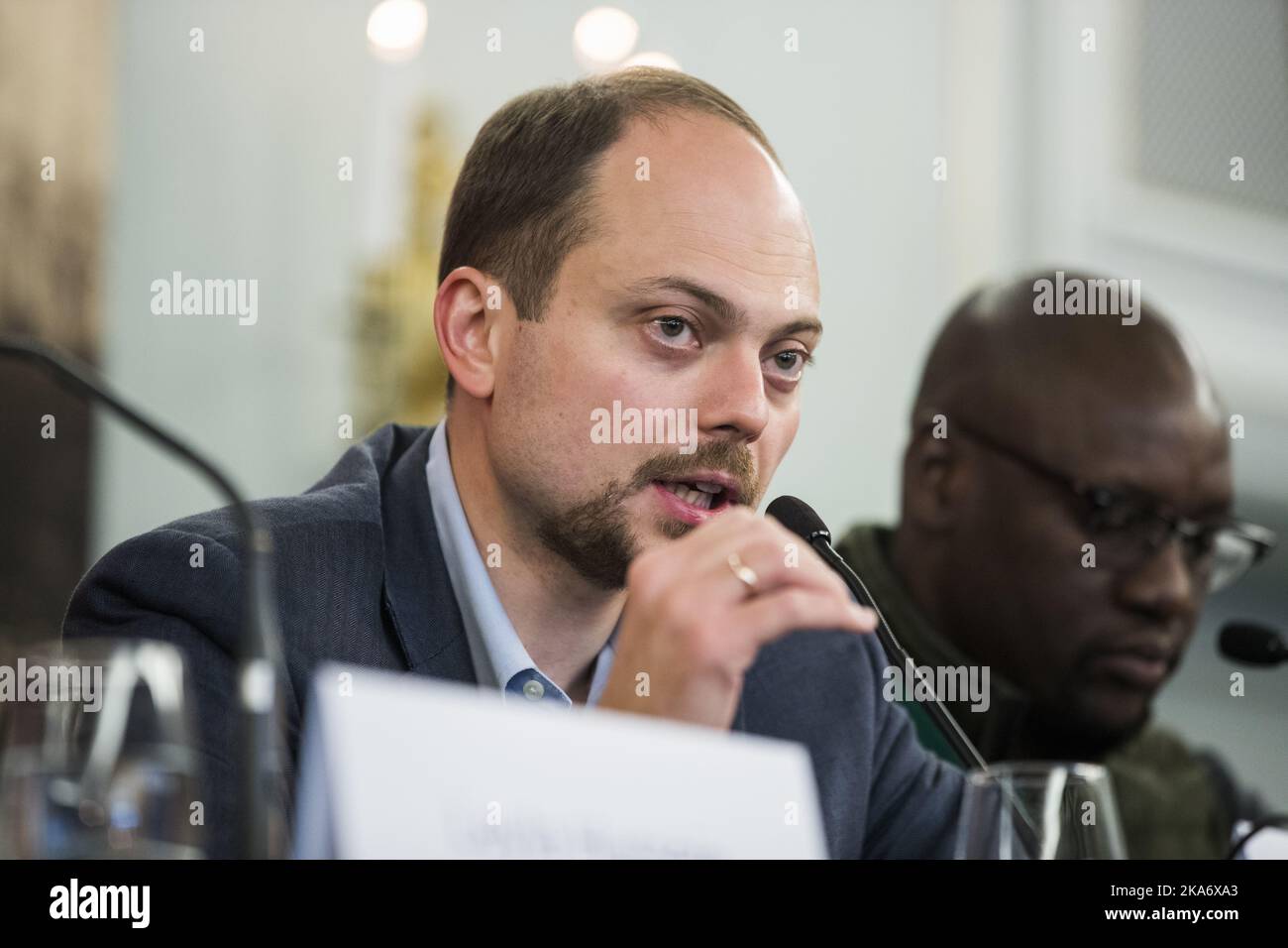 OSLO 20170522. Vladmir Kara Murza and Evan Mawarire at Oslo Freedom ...