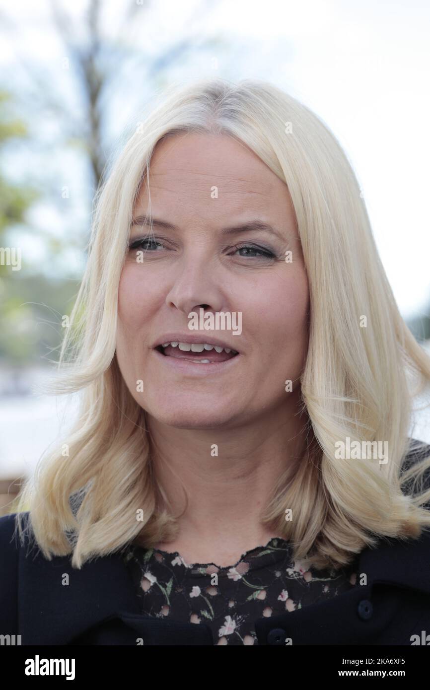 TVEDESTRAND, Norway 20170608. Crown Princess Mette-Marit during the ...