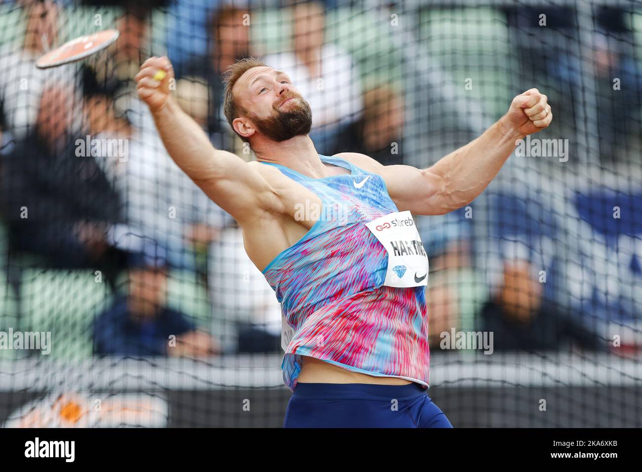 Oslo 20170615. Robert Harting (GER) during the mens discus at the ...