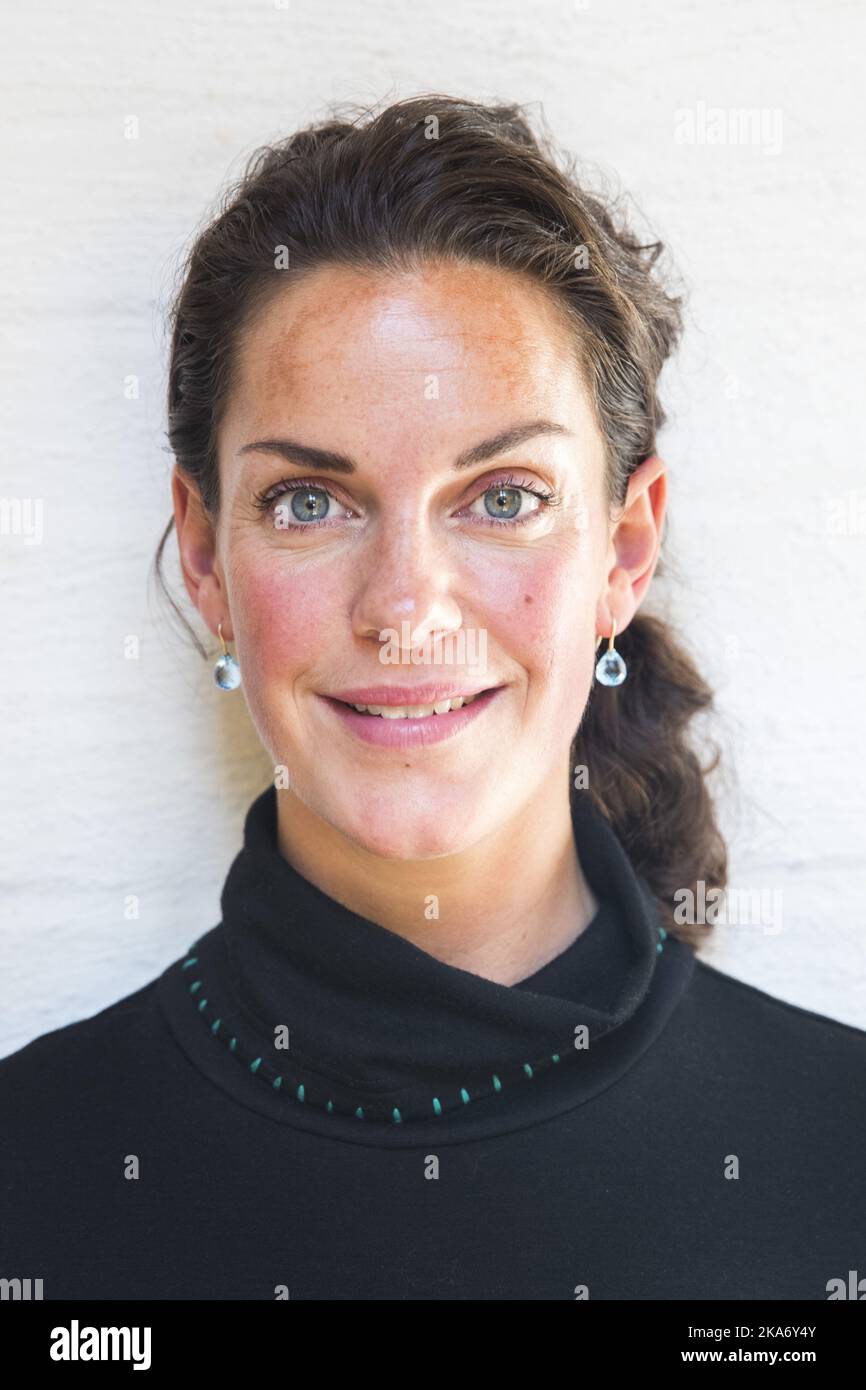 Oslo 20170817. Sommelier and author Sara Doescher. Gyldendal Norsk ...