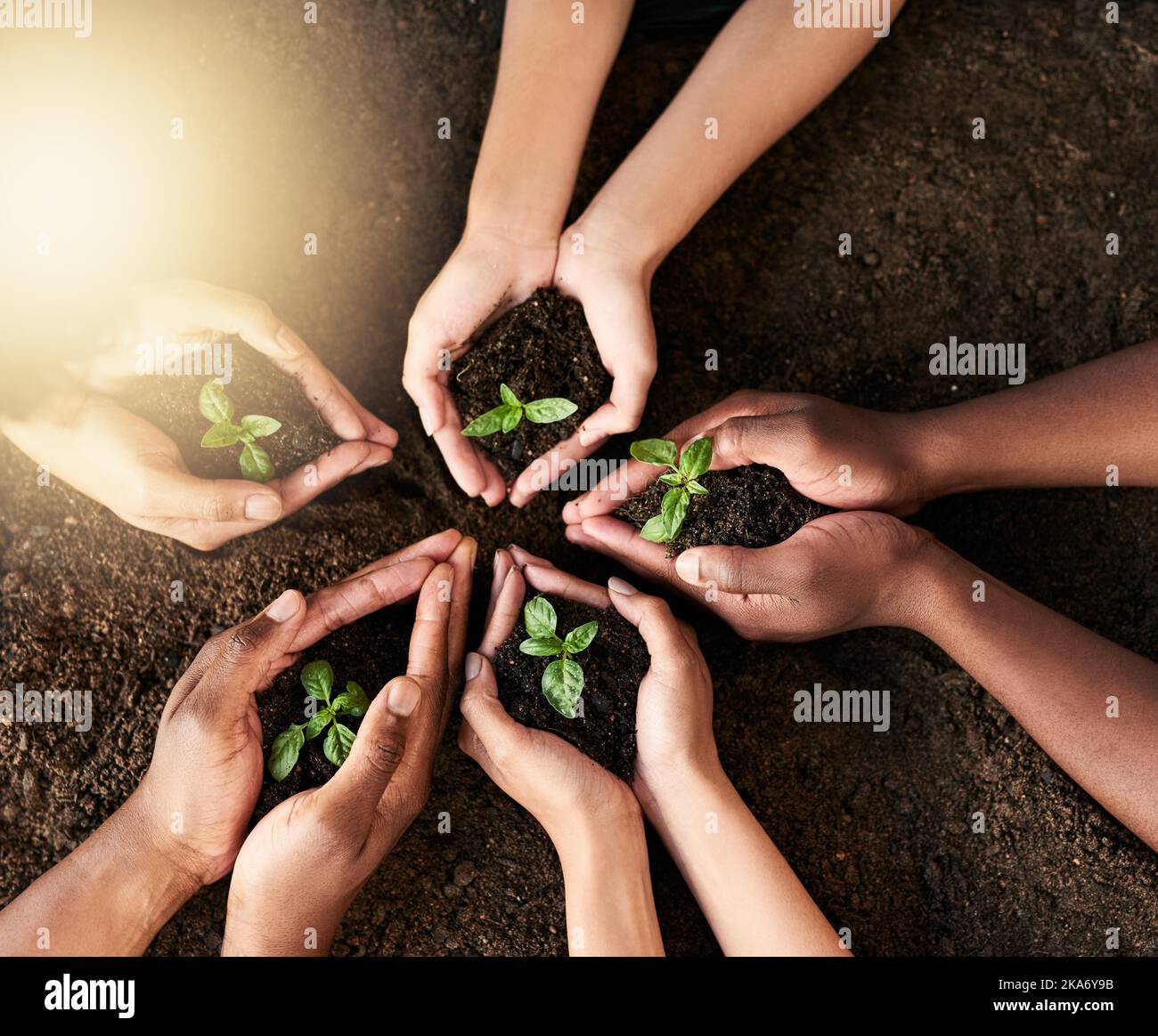 Great things have small beginnings. a group of unrecognizable people ...