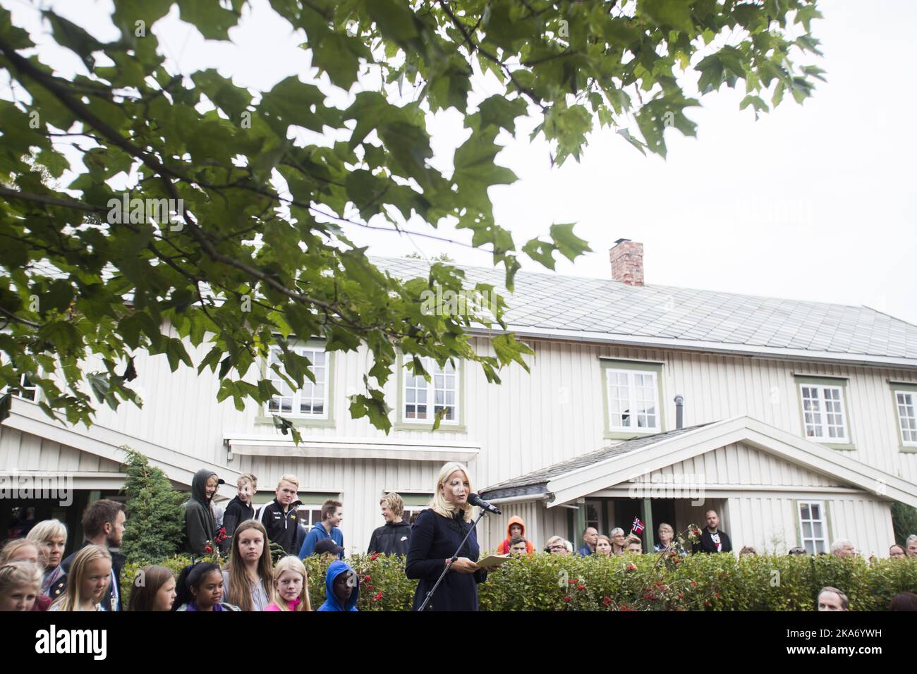 FROSTA, Norway 20170922. The Crown Prince Couples county trip to Nord ...