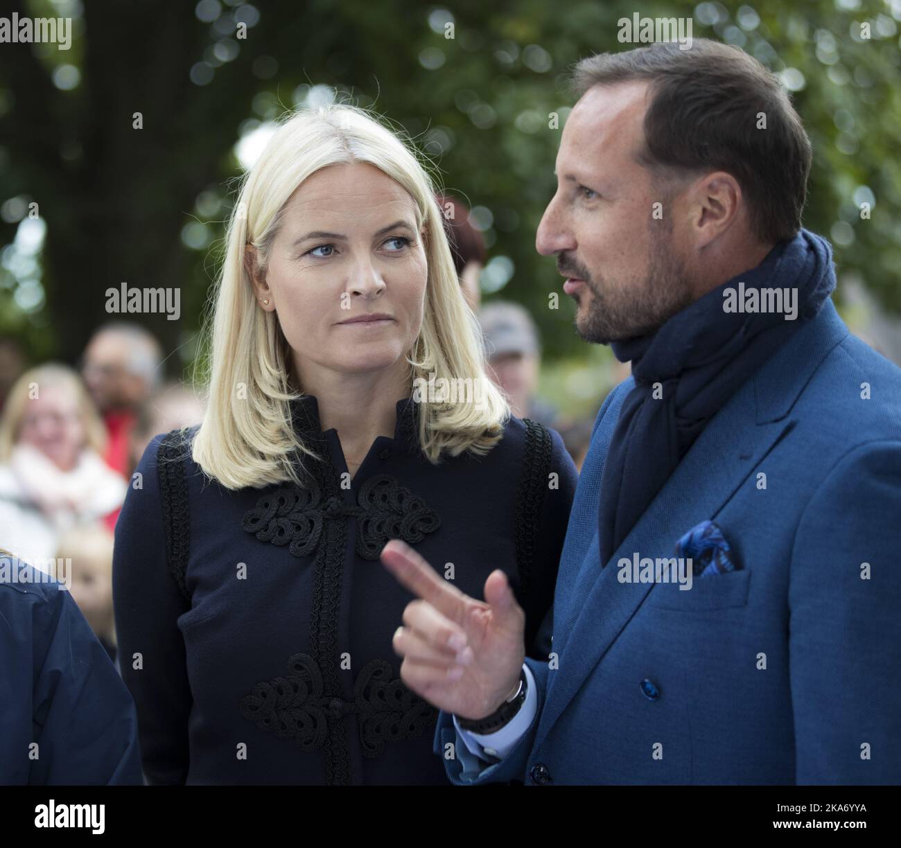 FROSTA, Norway 20170922. The Crown Prince Couples county trip to Nord ...