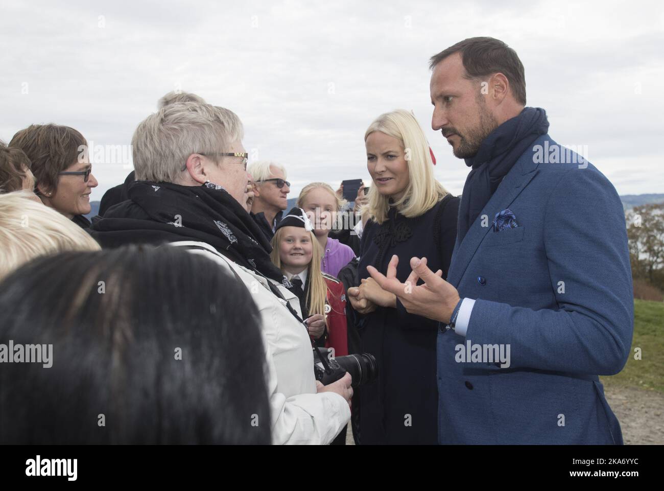 FROSTA, Norway 20170922. The Crown Prince Couples county trip to Nord ...