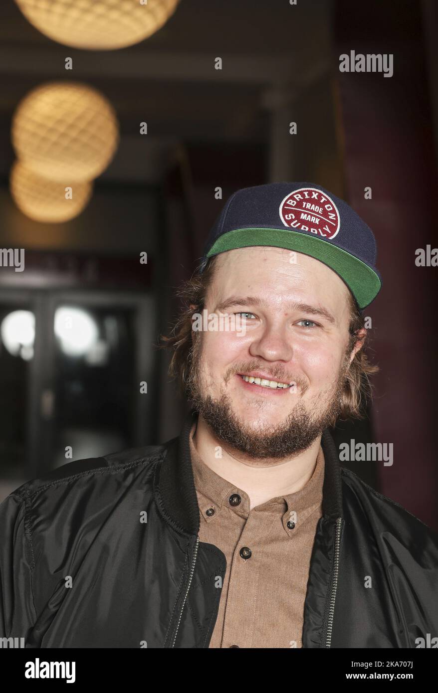 Oslo, Norway 20170927. Elias Holmen Soerensen is an actor in the film ...