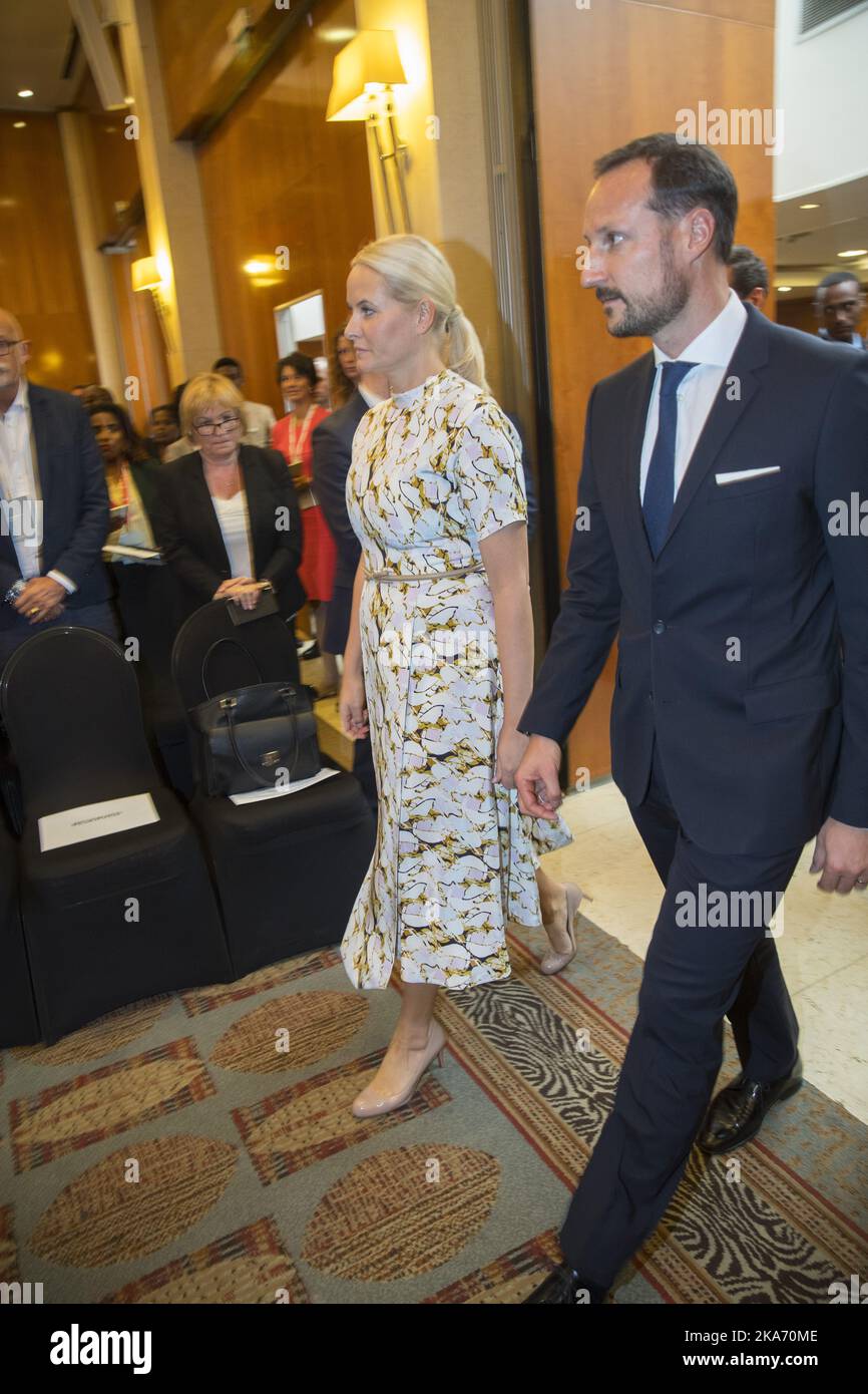 Addis Ababa, Ethiopia 20171107. Crown Prince Haakon and Crown Princess ...