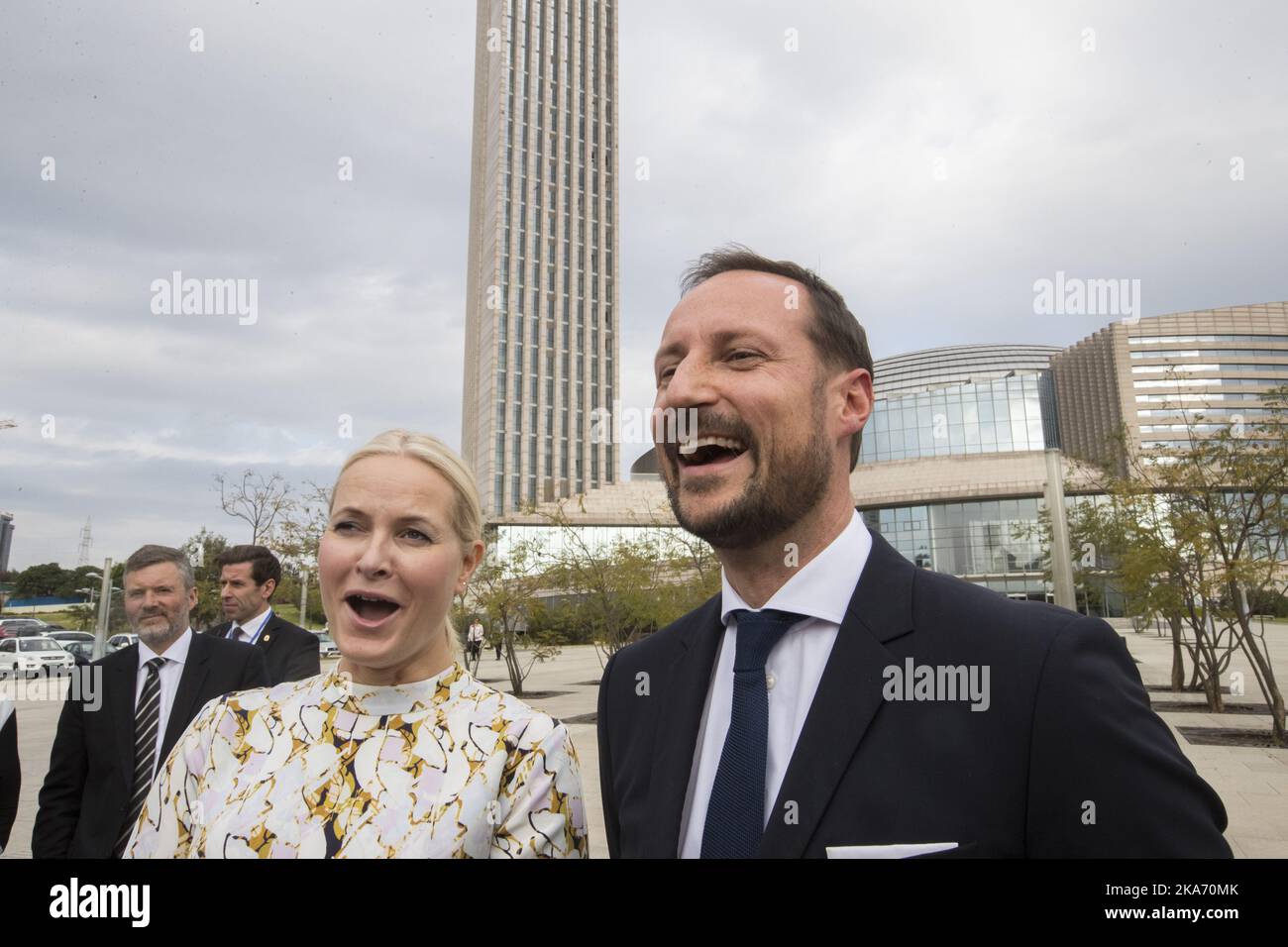 Addis Ababa, Ethiopia 20171107. Crown Prince Haakon and Crown Princess ...