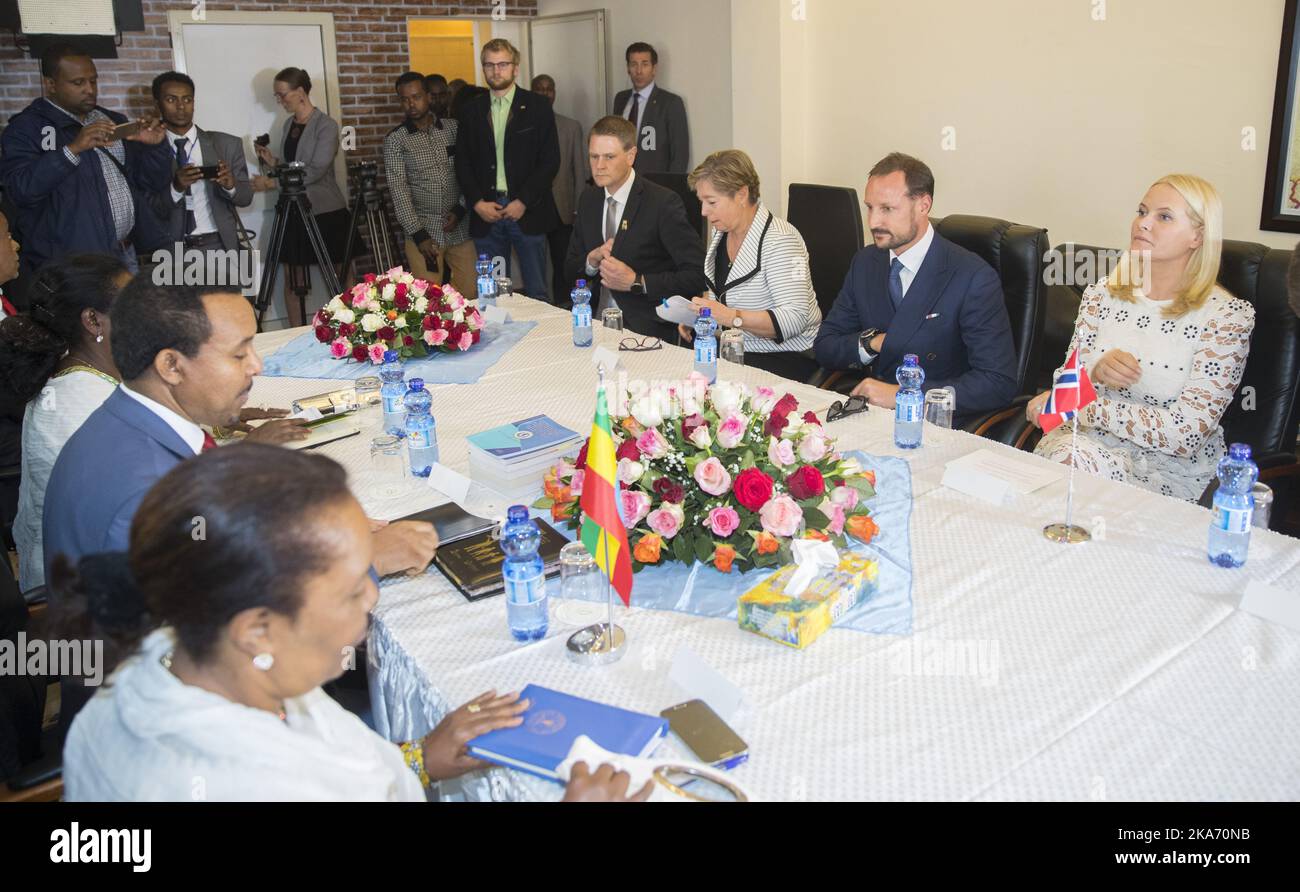 Addis Ababa, Ethiopia 20171108. Crown Princess Mette-Marit and Crown ...