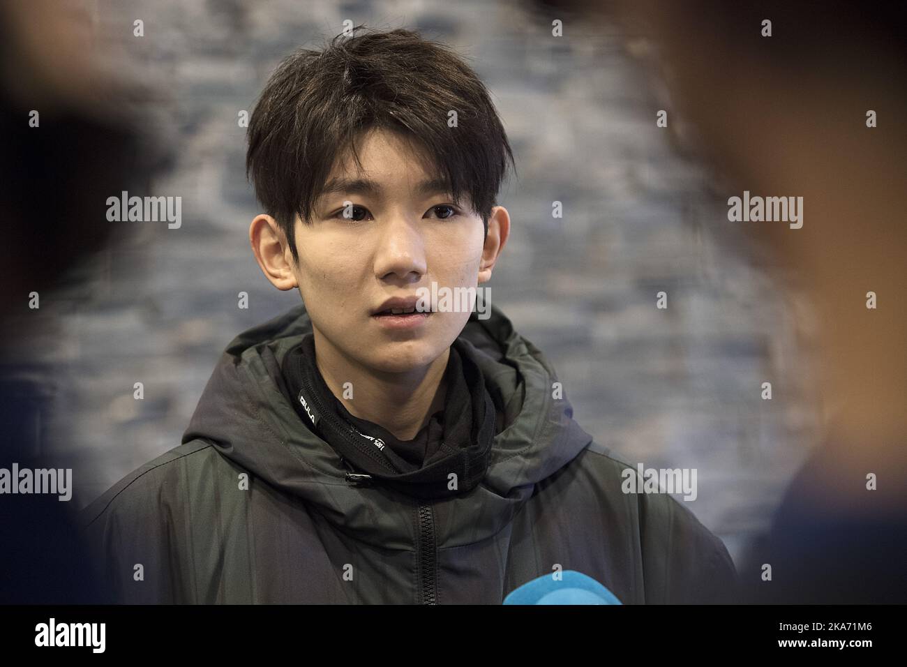Voss, Norway 20180108. The Chinese superstar Wang Yuan makes a music ...