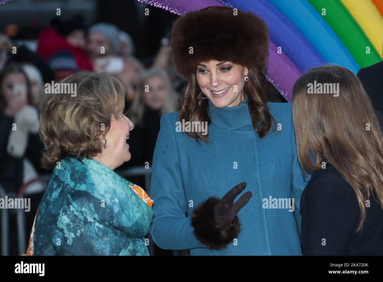 Oslo, Norway20180201. Prince William of Britain and Duchess Kate visit ...