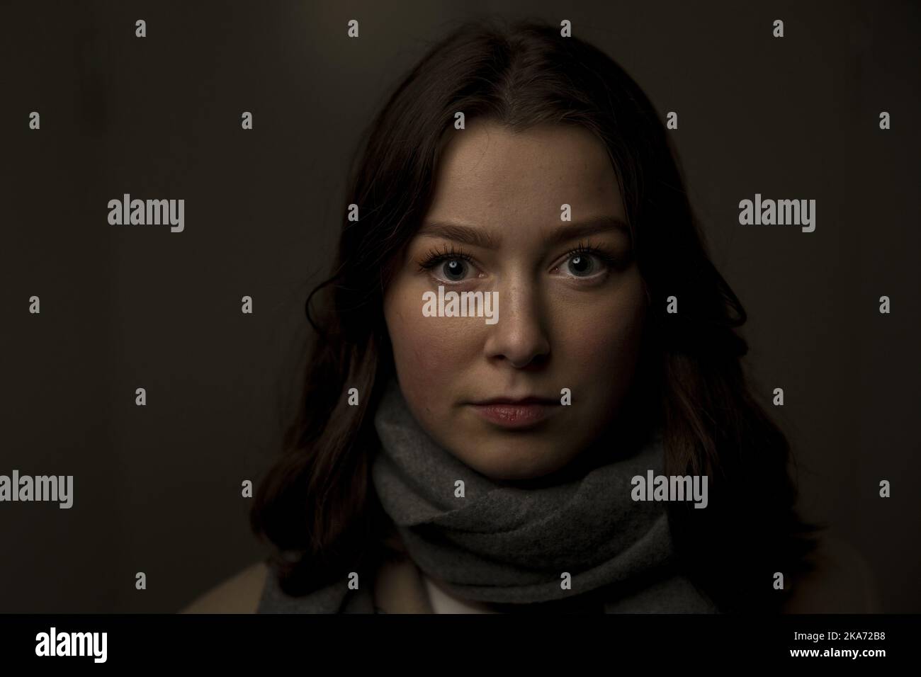 Oslo, Norway 20180214. Actor Andrea Berntzen has the lead role in Erik ...