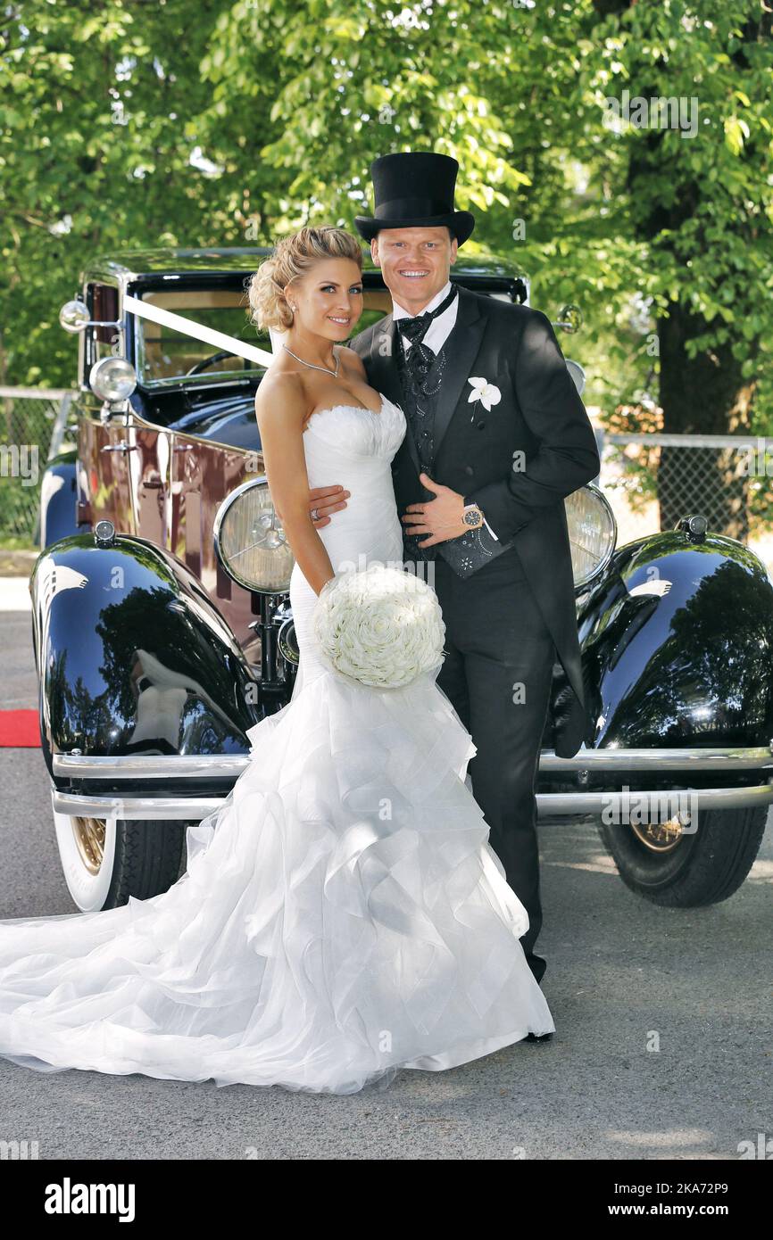 John Arne Riise and Louise Angelica Markussen got married today in the ...